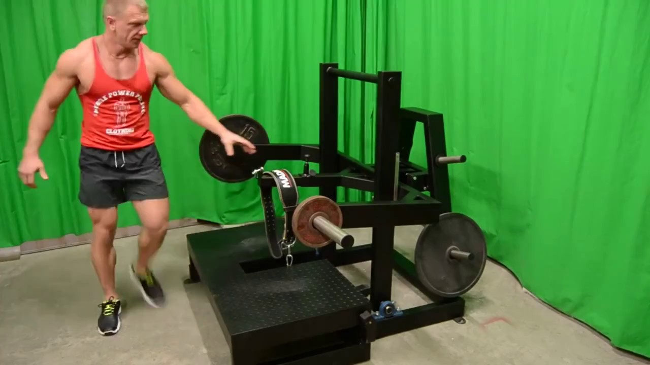 "Good Gym Equipment" Hip Belt Squat Machine (D8X) - YouTube