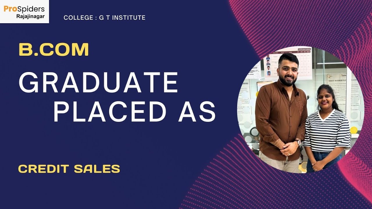 Got CERTIFIED and PLACED in top MNCs through Prospiders Rajajinagar ...