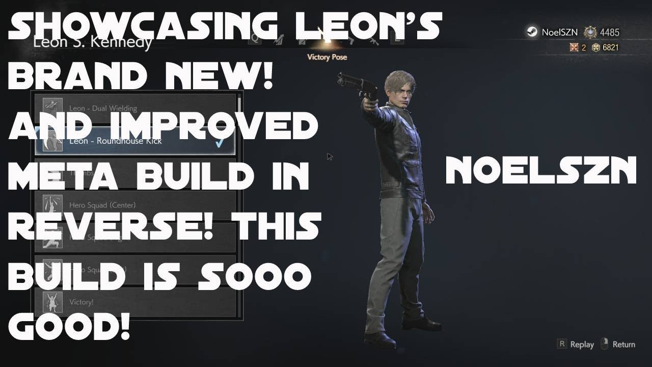 Resident Evil Re:Verse| SHOWCASING LEON'S BRAND NEW AND IMPROVED META ...