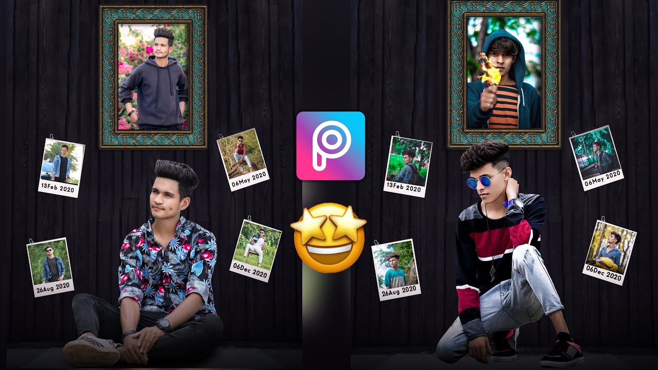 Viral Frame Concept Editing | PicsArt Tutorial | Frame Effect Editing ...