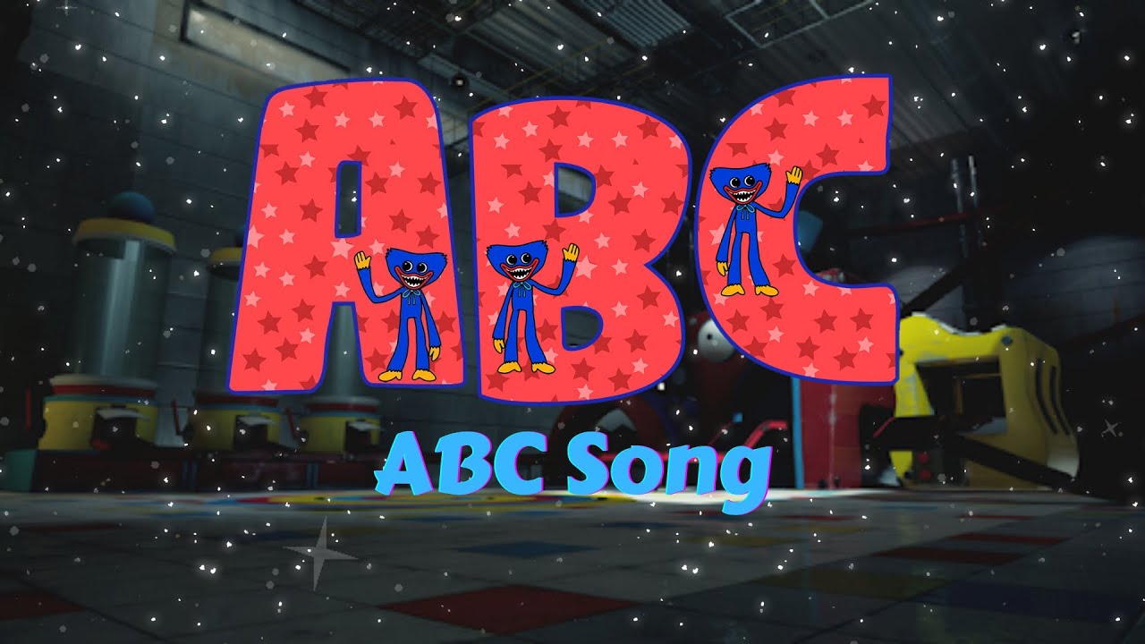 ABC Song with huggy wuggy ┃Alphabet Song┃ Learn Capital ABC ┃Learn Big ...