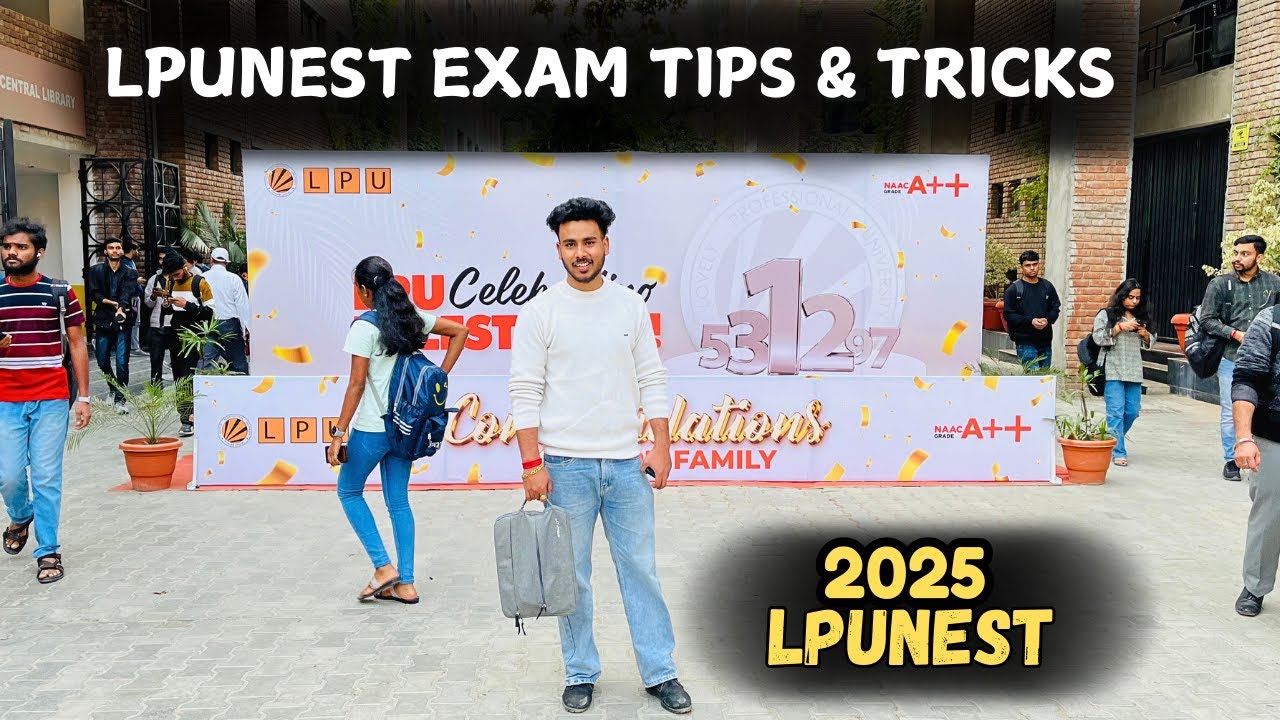 LPUNEST 2025 Exam Tips & Tricks 🔥| How To Prepare For LPUNEST Exam 2025 ...