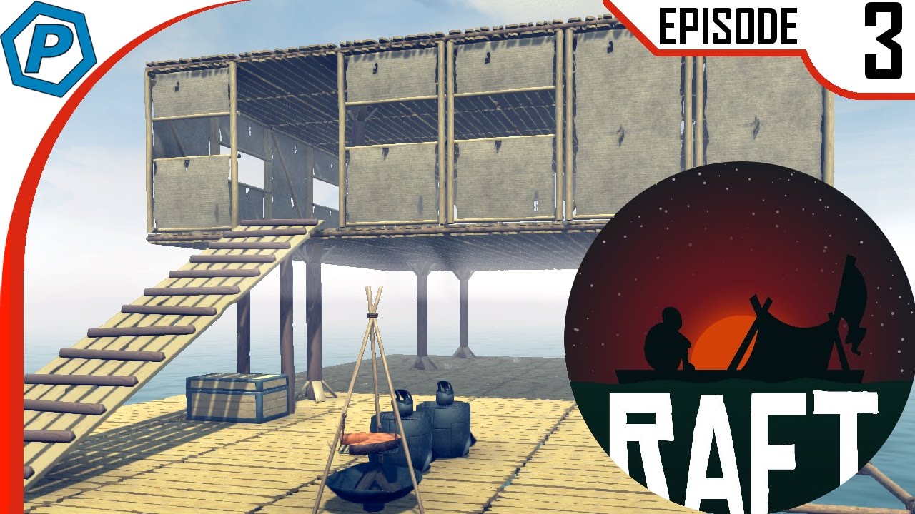 We have a house | Raft Survival Game | #3 | Where's my computer? - YouTube