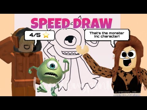 ROBLOX SPEED DRAW *FUNNY* - YouTube