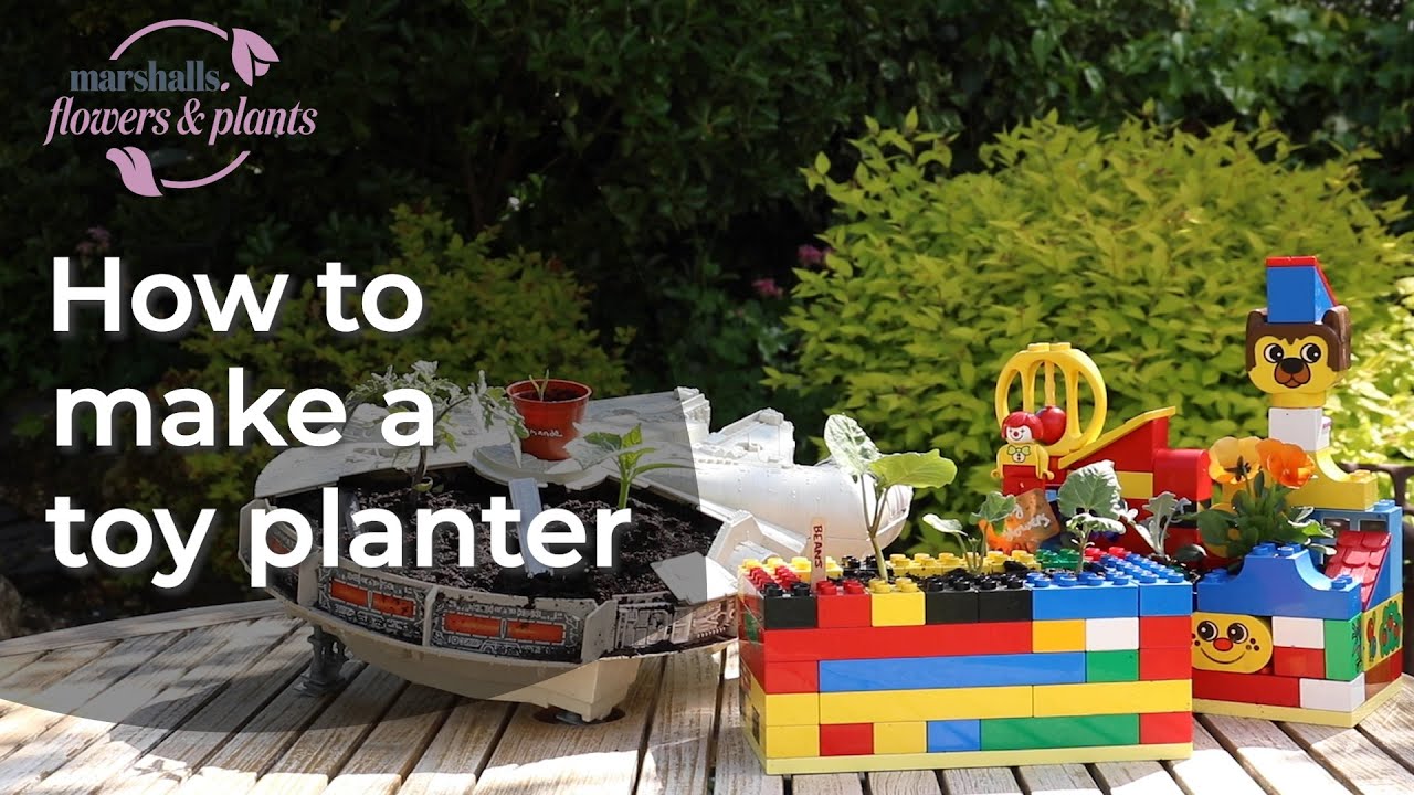 How to make a toy planter - YouTube