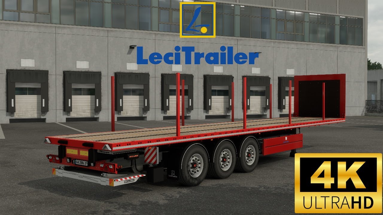 ETS2 LeciTrailer Flatbed by ModsTrade | 4K - YouTube