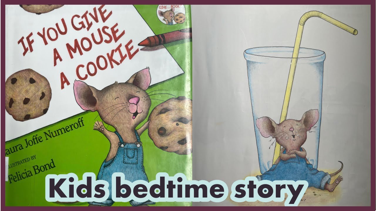 If you give a mouse a cookie 🍪read aloud pictures book 📕 # ...