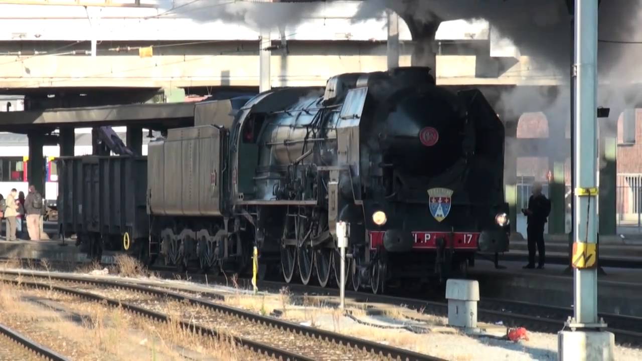 SNCF 241-P-17 in Basel - YouTube