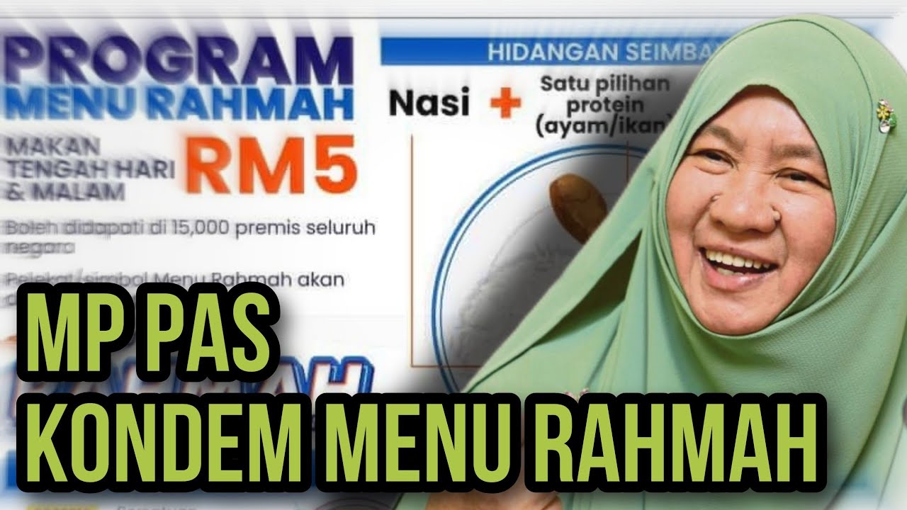 MP PAS BIMBANG "MENU RAHMAN" BOLEH BAGI KANSER & AUTISME | DR HALIMAH ...