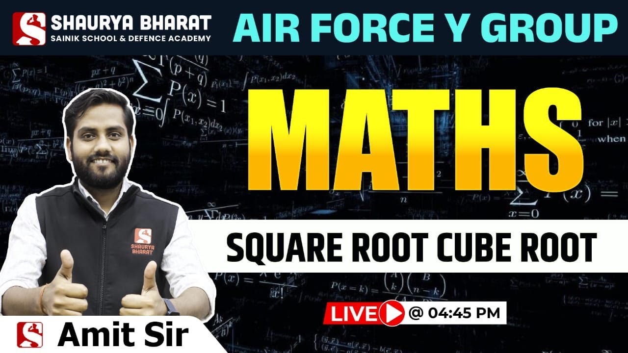 Square Root And Cube Root Maths Exclusive Classes For Army Clerk Air 8329