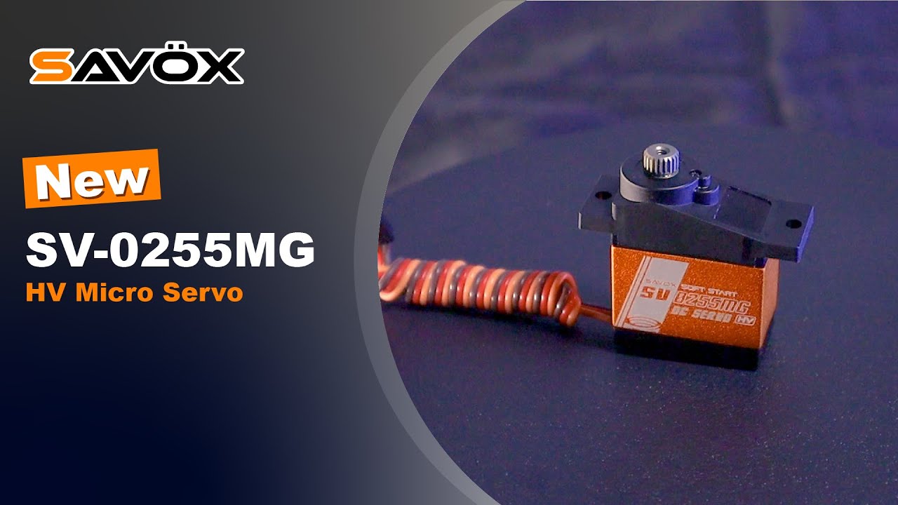 【SAVOX】SAVOX New HV Micro Servo - SV-0255MG - YouTube
