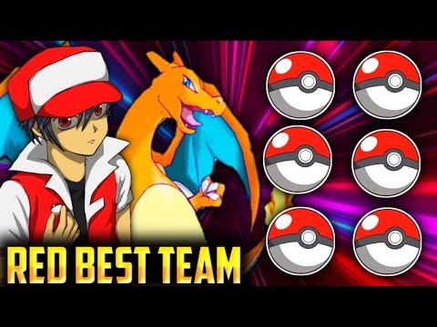Red Team Revealed | Red's Best Team | Red 6 Best Pokémon | Red ...