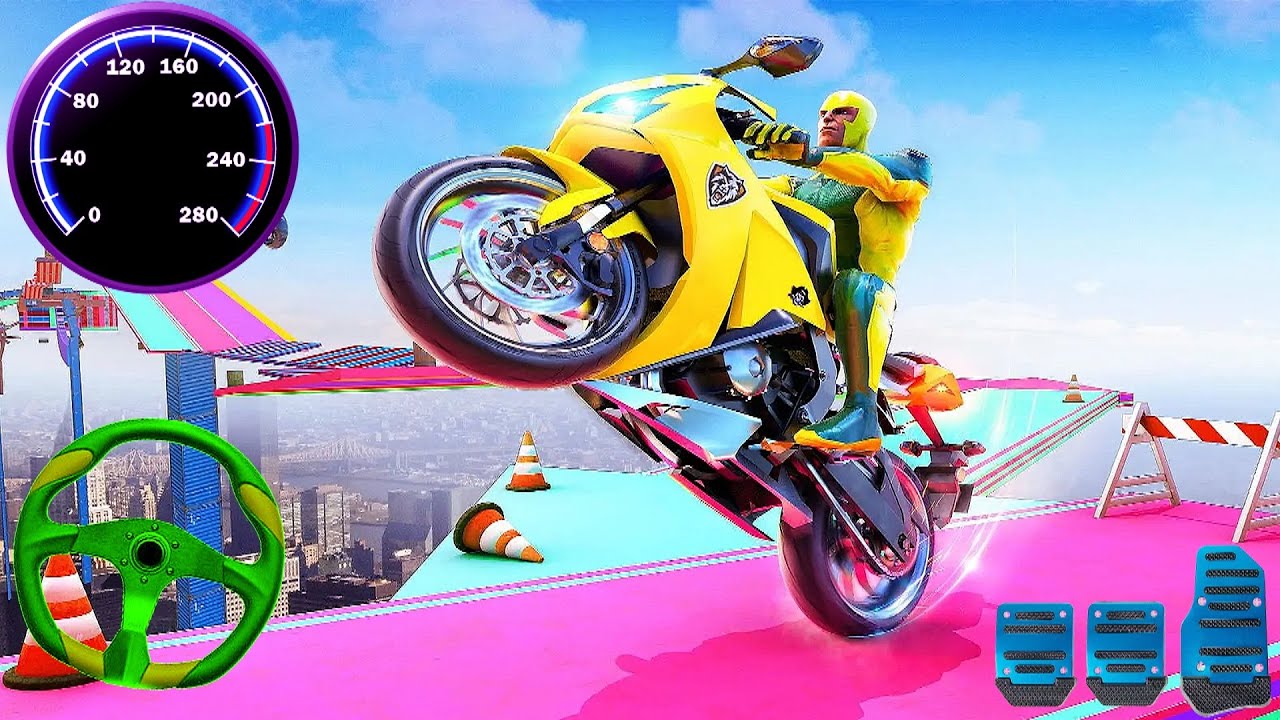 GT Moto Stunt Driving Simulator 3D - Extreme Motocross Bike Racing ...