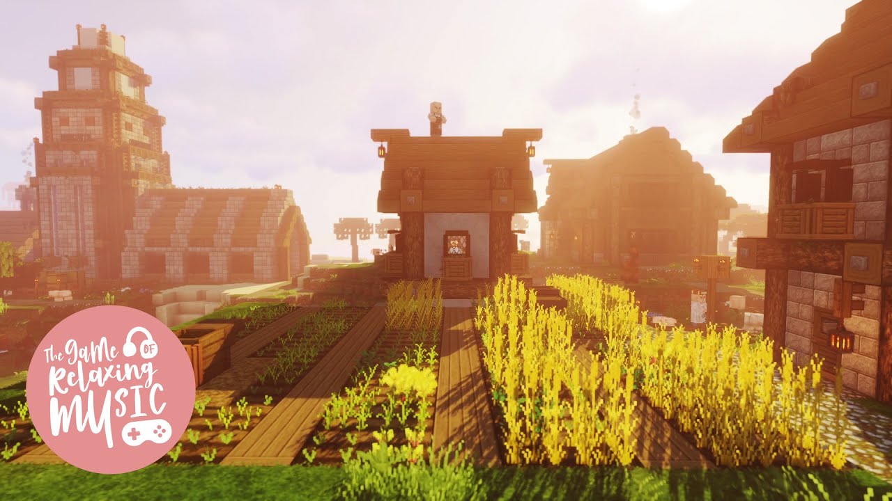 Relaxing Music with Minecraft Ambience #15, Stress Relief Music, Music ...