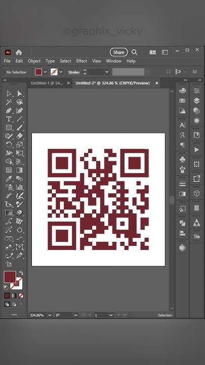 how to mke a QR code in illustrator - YouTube