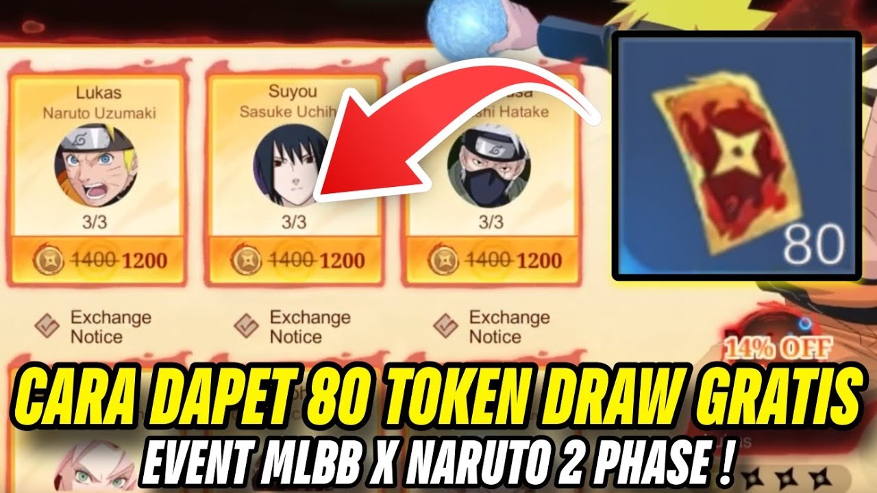 CARA DAPAT TOKEN GACHA NARUTO MLBB ! QUEST TOKEN NARUTO MLBB 2 PHASE ...