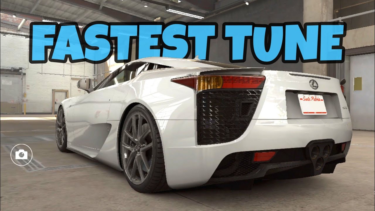 CSR2 Lexus LFA Maxed Fastest Tune & Shift Pattern - YouTube