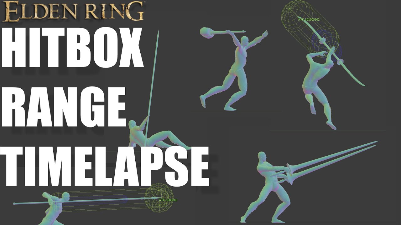 Elden Ring Hitbox Range Video Timelapse - YouTube