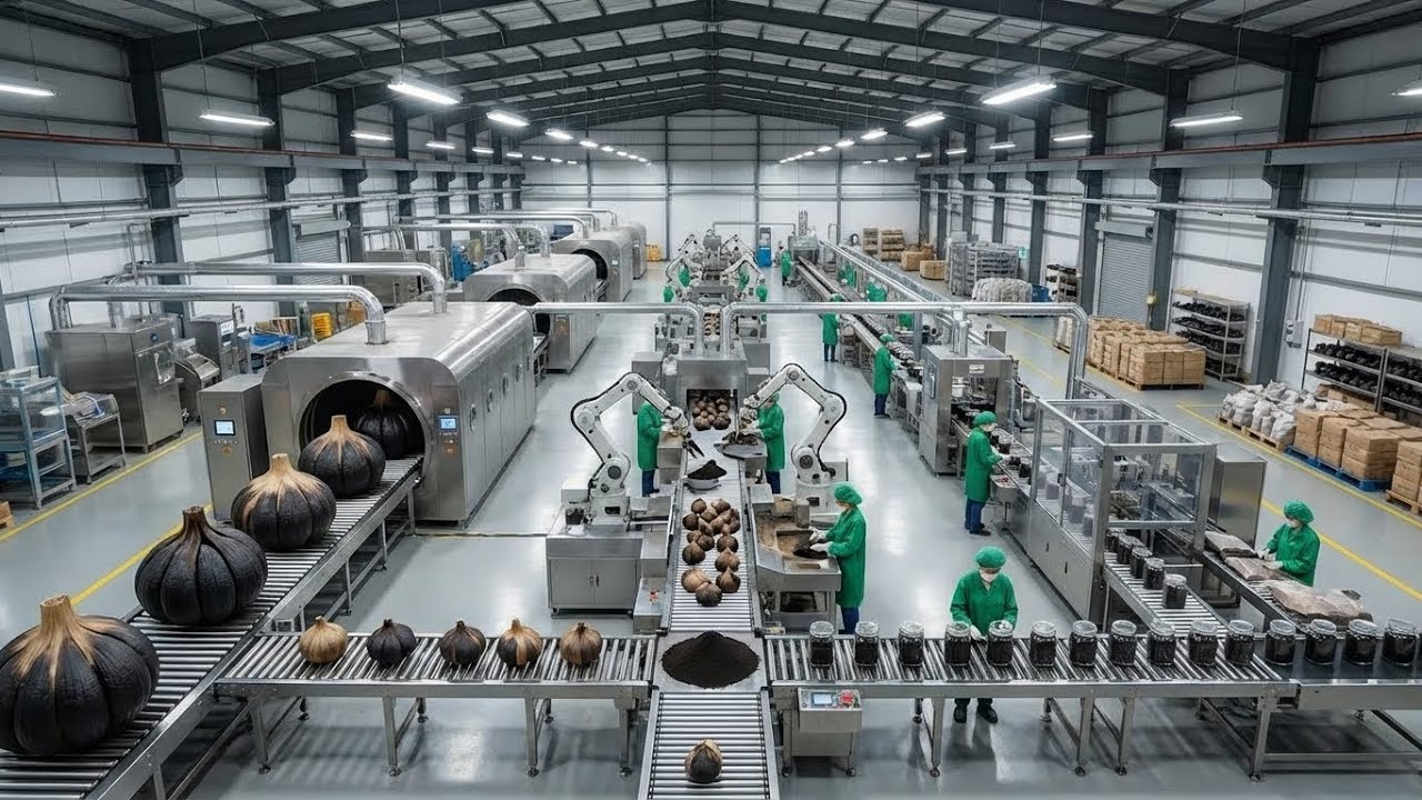 Black Garlic Factory Secrets: Full Fermentation to Premium Organic ...