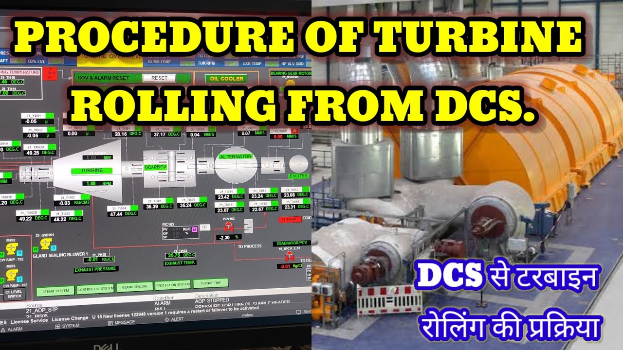 turbine dcs||turbine rolling process from dcs||back pressure turbine ...