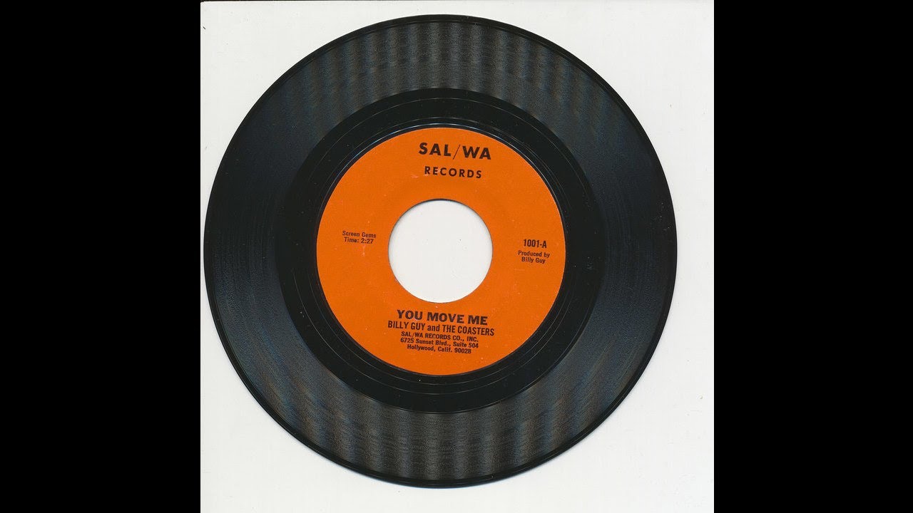 Billy Guy and The Coasters - You Move Me - SalWa 1001 - YouTube