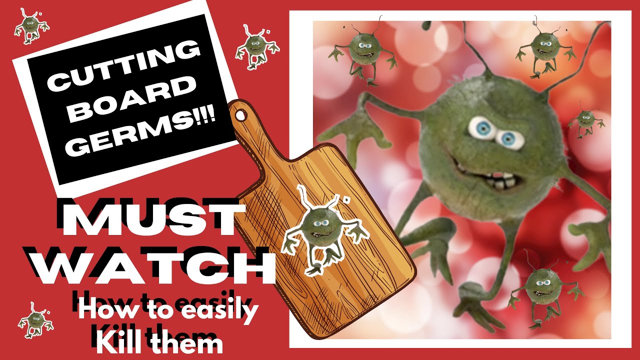 CUTTING BOARD GERMS & BACTERIA IS NASTY!! - YouTube