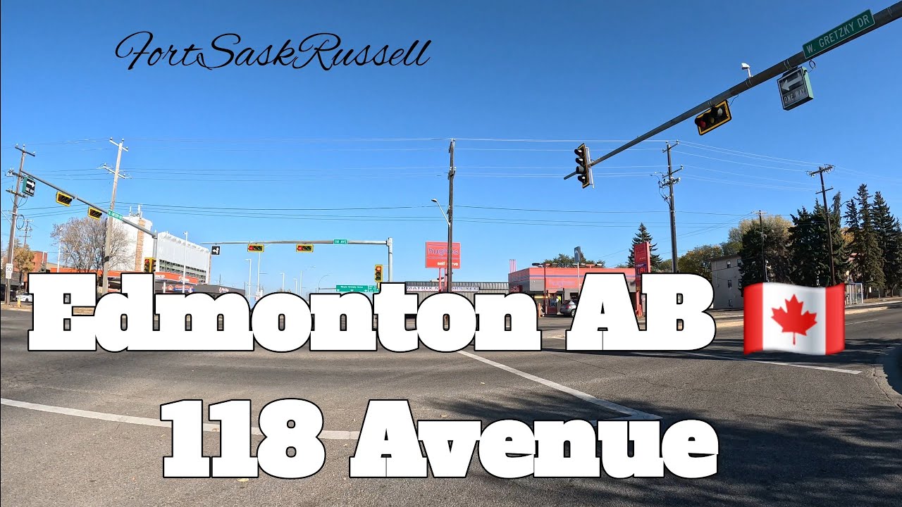 Edmonton AB 🇨🇦 118 Avenue Driving Tour October 2025 - YouTube