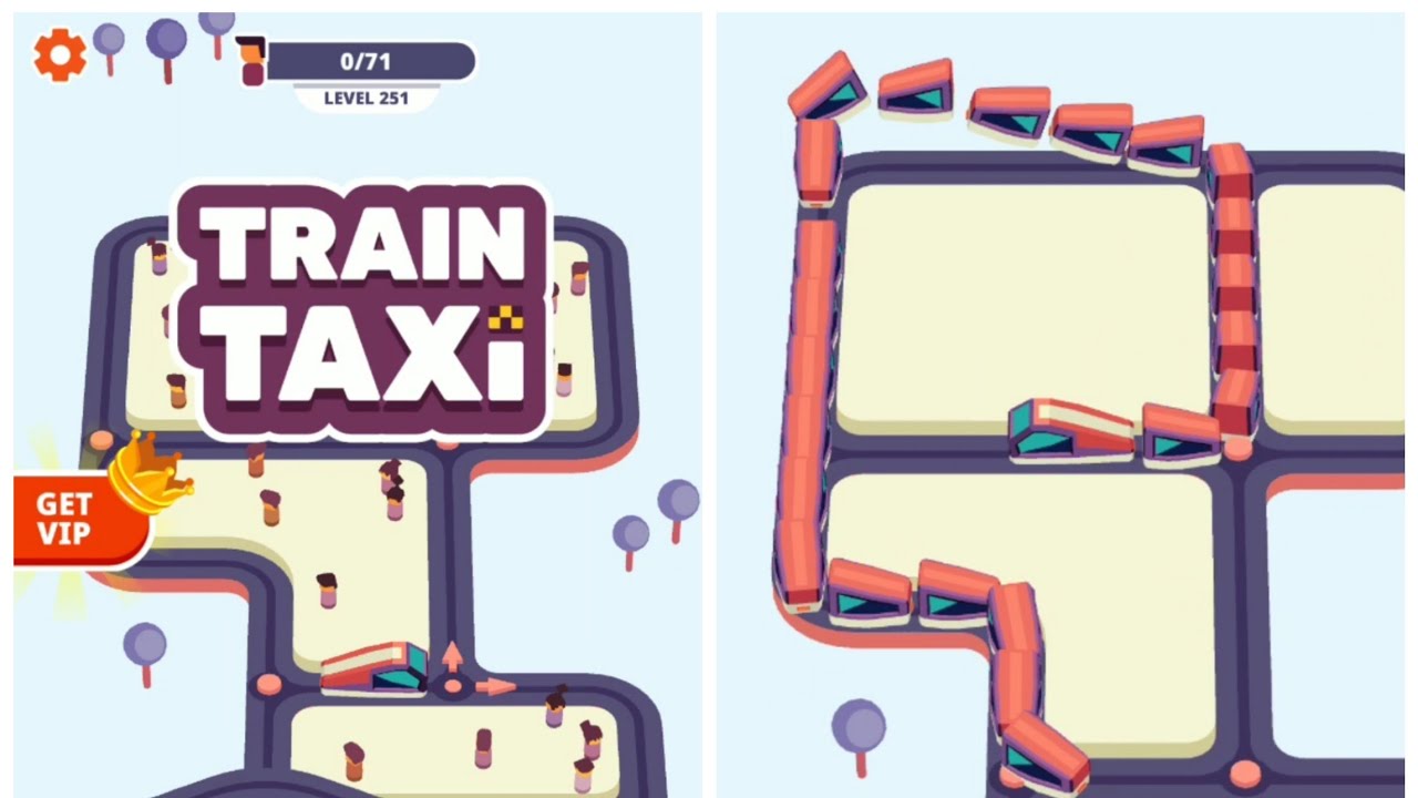 TRAIN TAXI ALL 260 LEVELS GAMEPLAY ( ANDROID & IOS) - YouTube