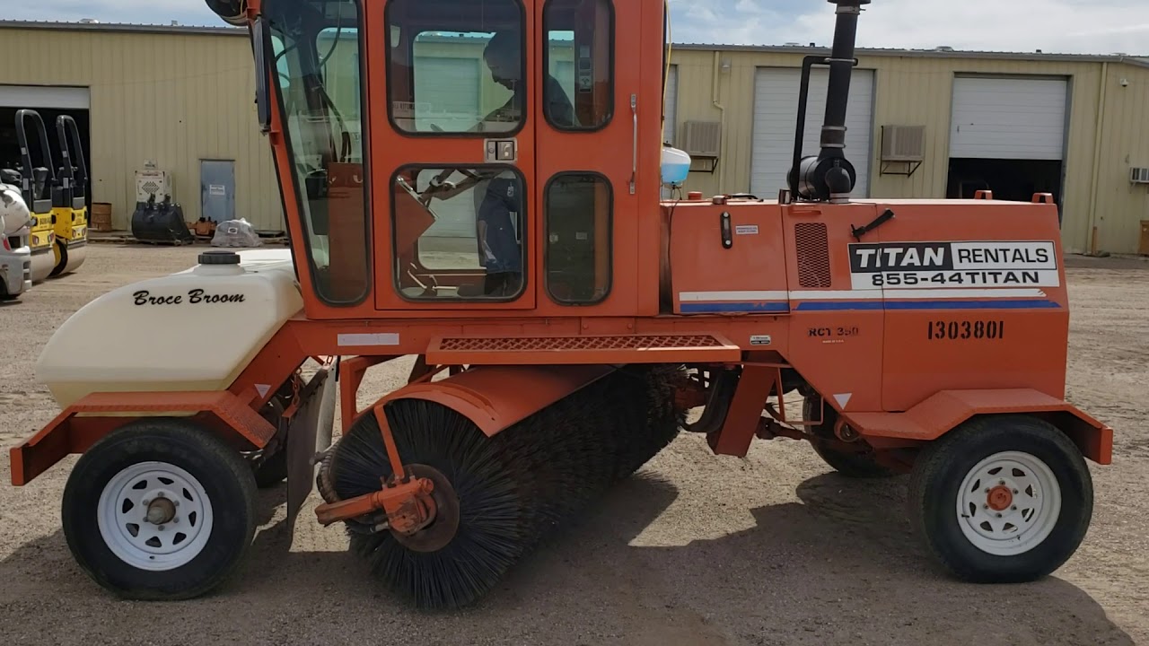 2012 Broce Broom RCT350 sn 407700 Road Sweeper PART 1 InspectEquipment ...