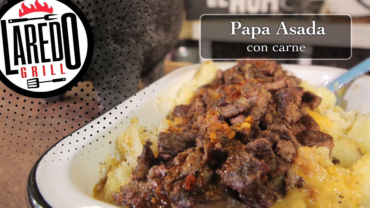 PAPA ASADA CON CARNE - YouTube