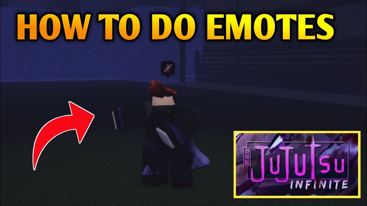 How To Do Emotes In Jujutsu Infinite | Roblox - YouTube