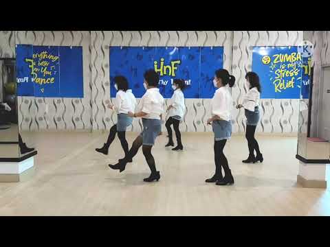 BAJU PUTIH LINE DANCE | CHOR CAECILIA M FATRUAN | DEMO BY H&F STUDIO