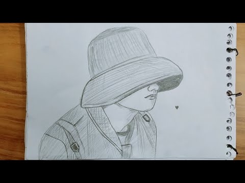 BTS | How to draw jungkook | Drawing tutorial | Easy Sketch of jungkook