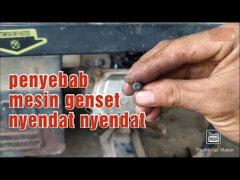 cara mudah atasi mesin genset nyendat nyendat