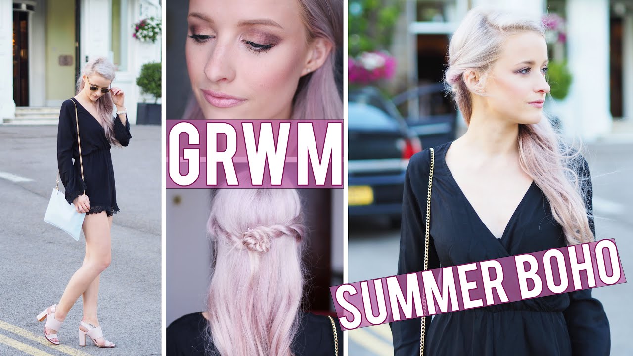 GRWM Summer Boho Look ad | Inthefrow - YouTube