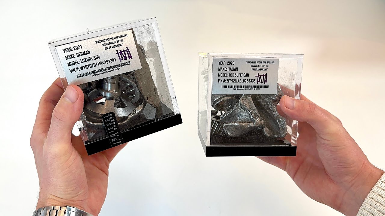 UNBOXING BOTH OF THE WHISTLIN DIESEL CUBES - Ferrari & Mercedes AMG ...