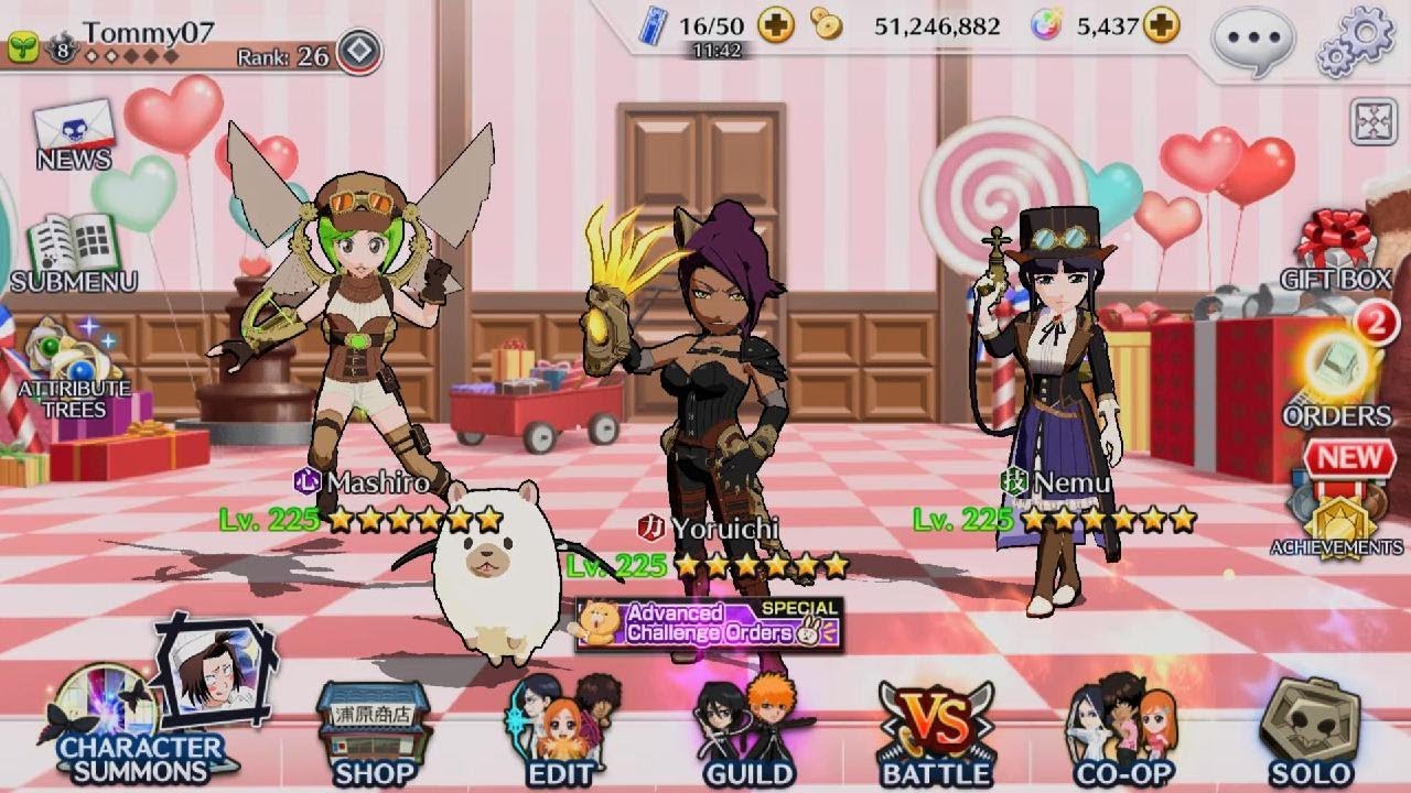 Bleach: Brave Souls_ Machine society Yoruichi, Nemu & Mashiro maxxed at ...