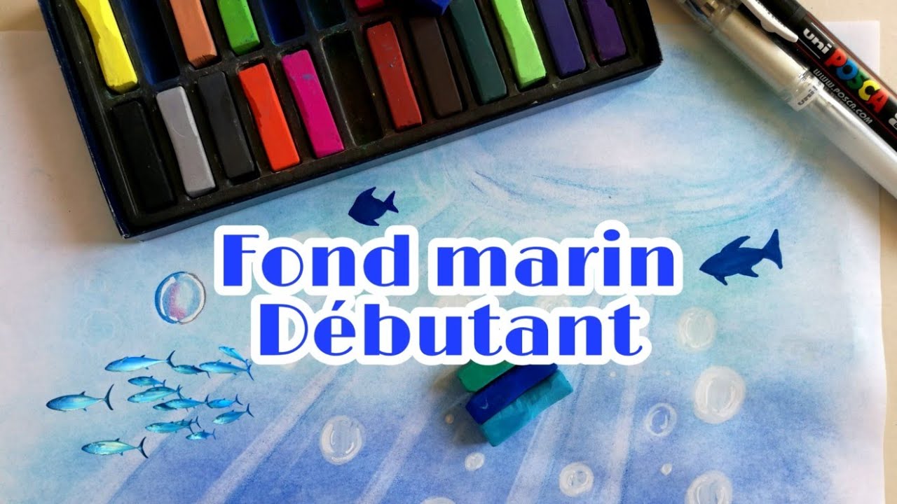 Tutoriel fond marin, océan et dessiner des bulles débutant. Coloriage ...