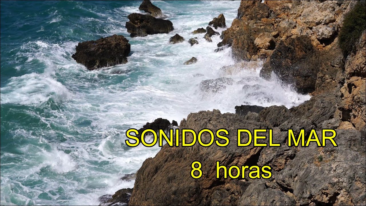 Sonidos del mar 8hrs. Sounds of the sea. Sounds of the sea to relax ...