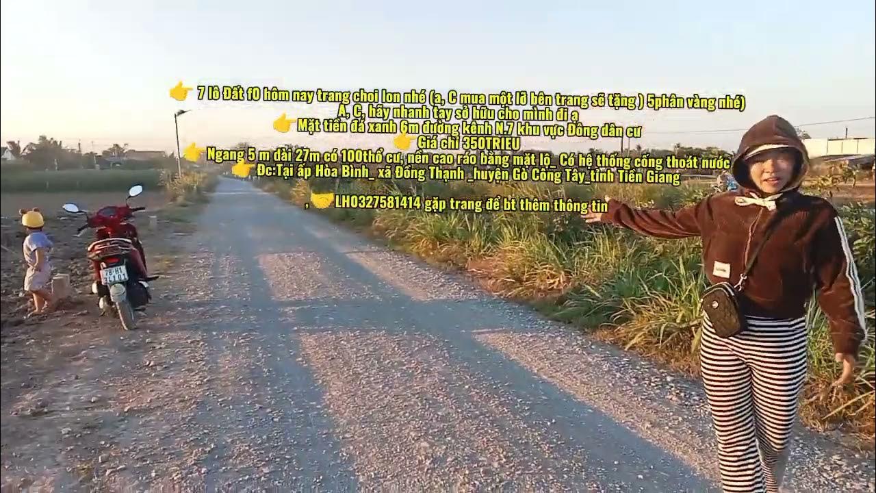 👉 7 Lô Đất F0 👉mặt Tiền đá Xanh 6m đường Kênh N 7 👉giá Chỉ 350trieu 👉