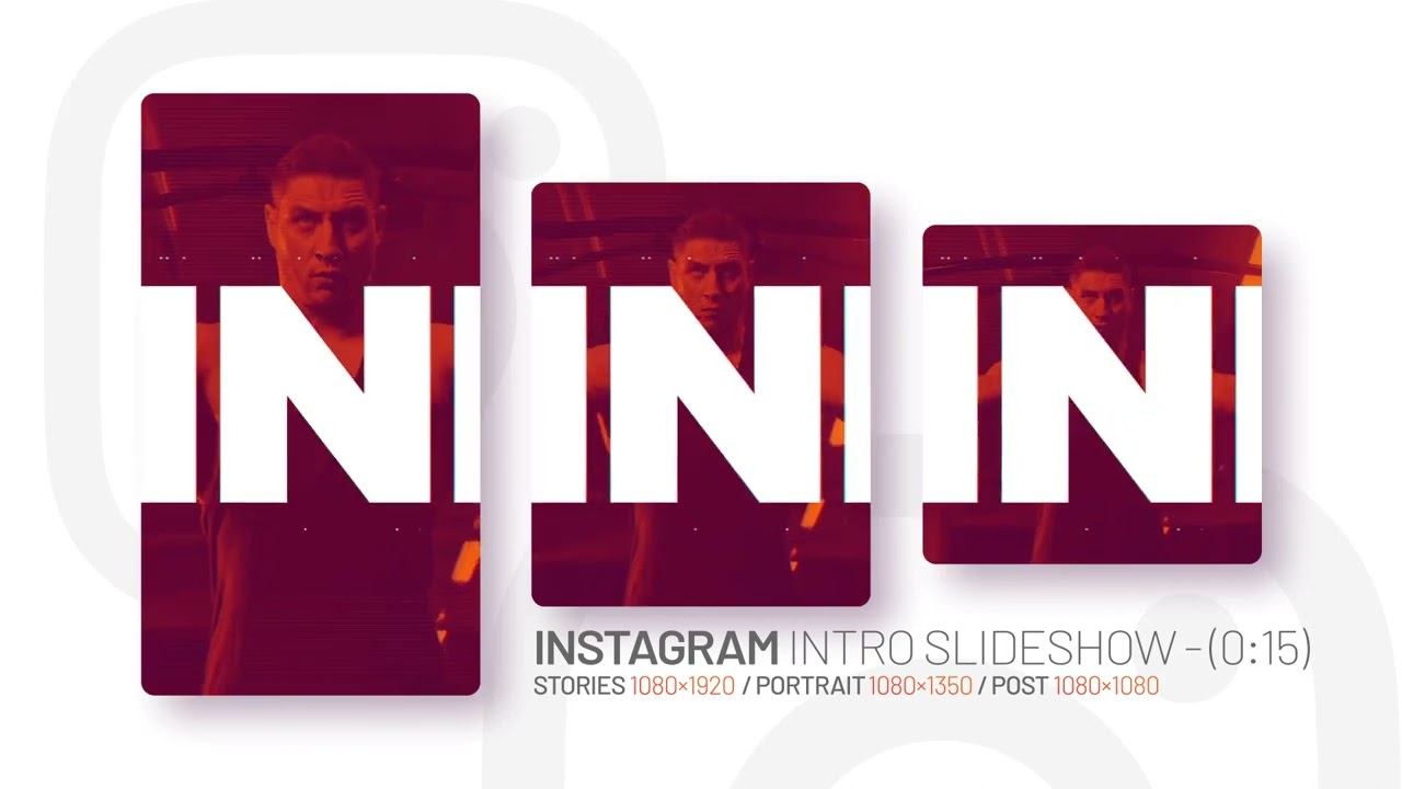 Instagram Intro Slideshow for After Effects 2022 ( after effects ...