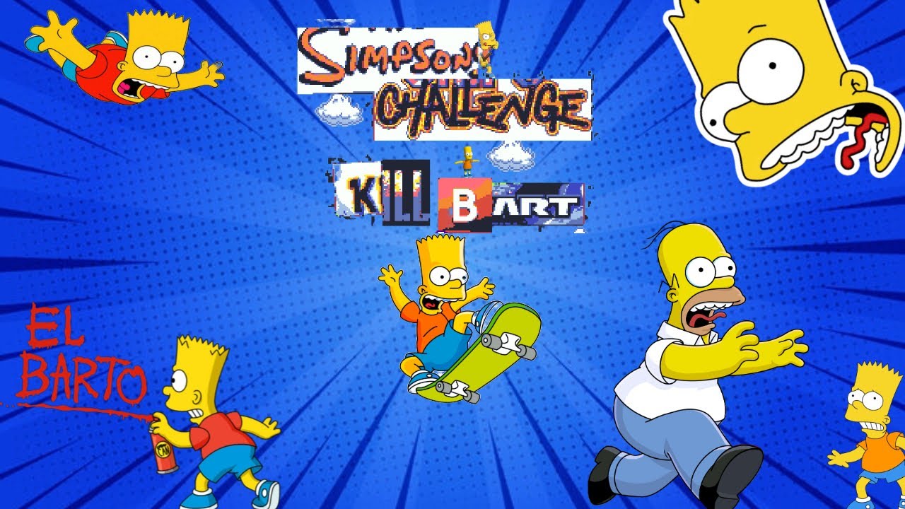 Simpson's Mario Parody! | Simpson Challenge Kill Bart | FULL GAME - YouTube