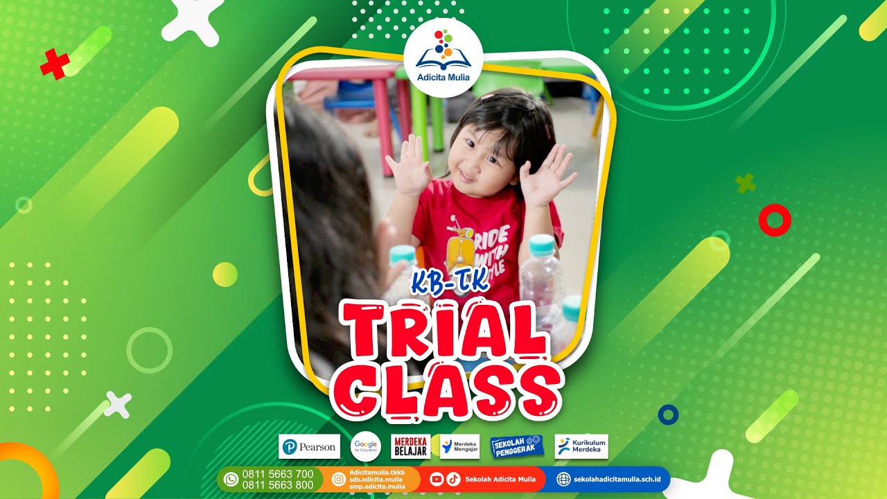 Trial Class | Adicita Mulia Preschool & Kindergarten - YouTube