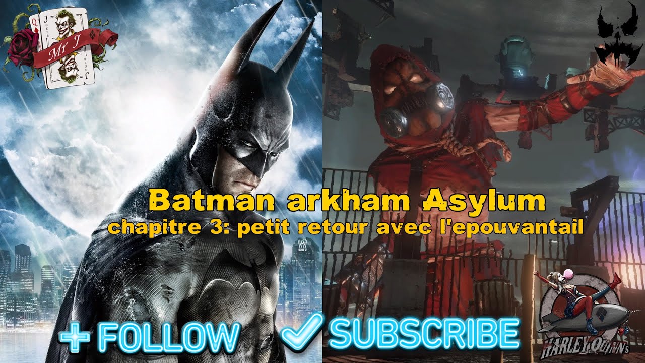 Live sur Batman arkham Asylum petit retour avec l'épouvantail. Venez ...