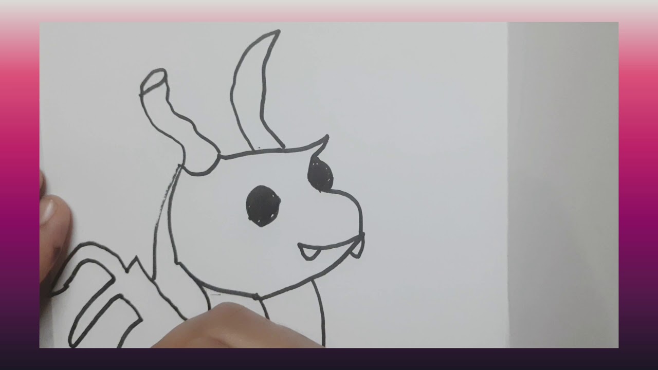 how to draw adopt me dragon if possible share with friends and other ...