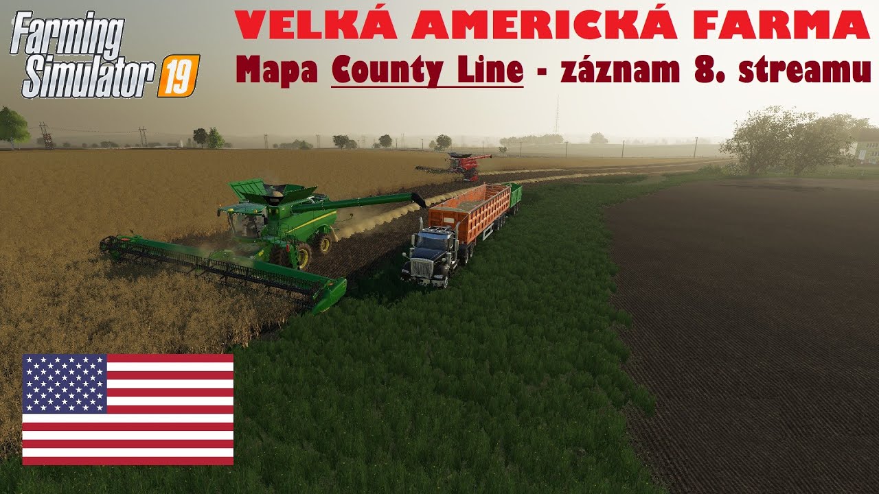 VELKÁ AMERICKÁ FARMA - Farming Simulator 19 - stream č.8 - YouTube