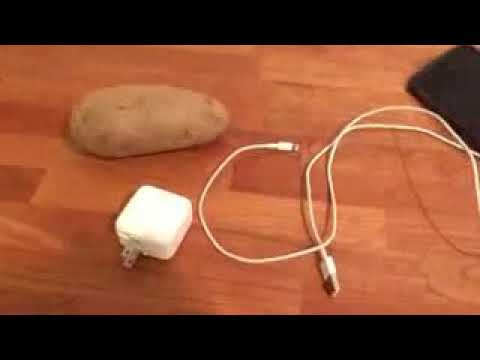 Charge your mobile with a potato. Life Hack don't miss it. - YouTube