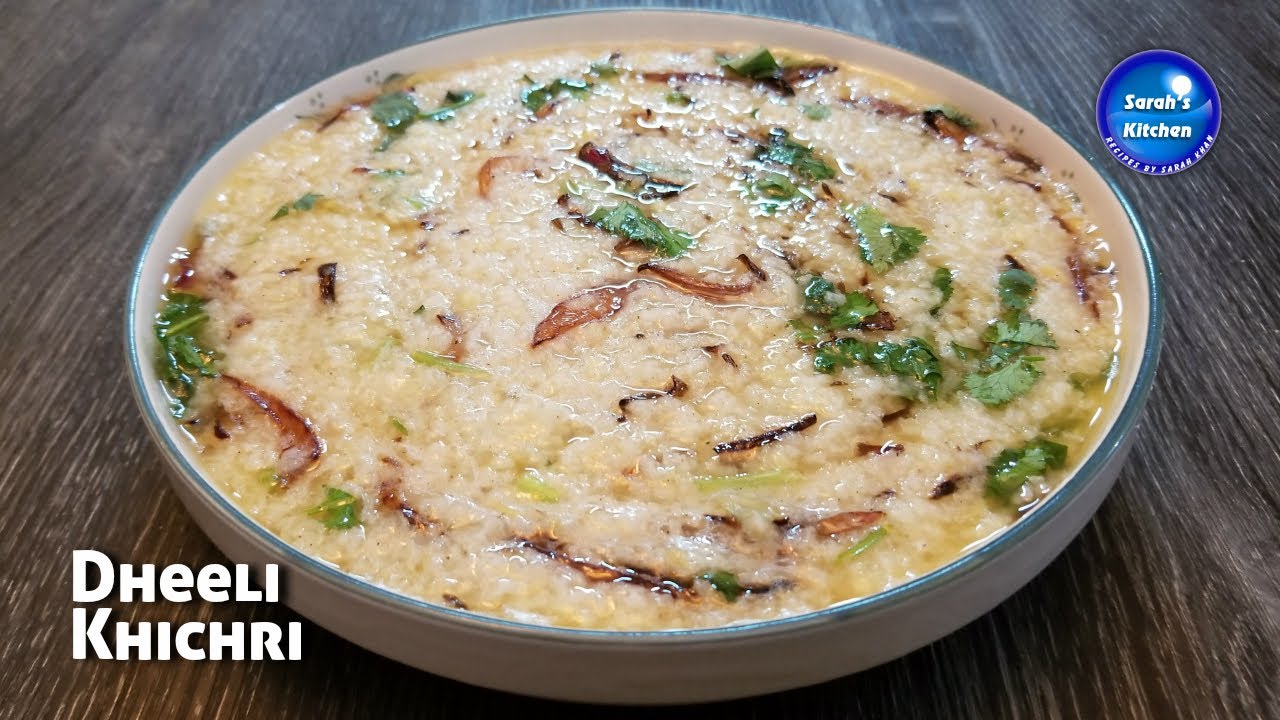 Tarkay Wali Dheeli Khichri Recipe By Sarah Khan | Sarah's Kitchen - YouTube