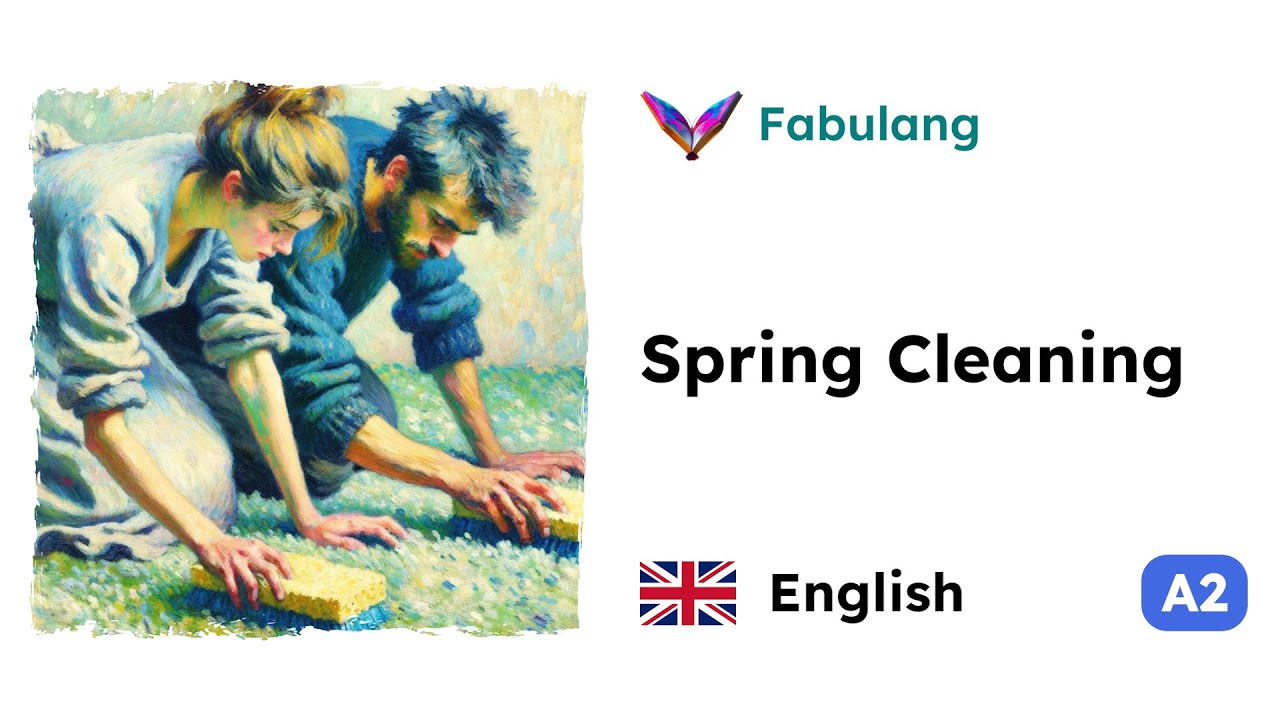 "Spring Cleaning" – A2 Basic English Listening Practice Story - YouTube