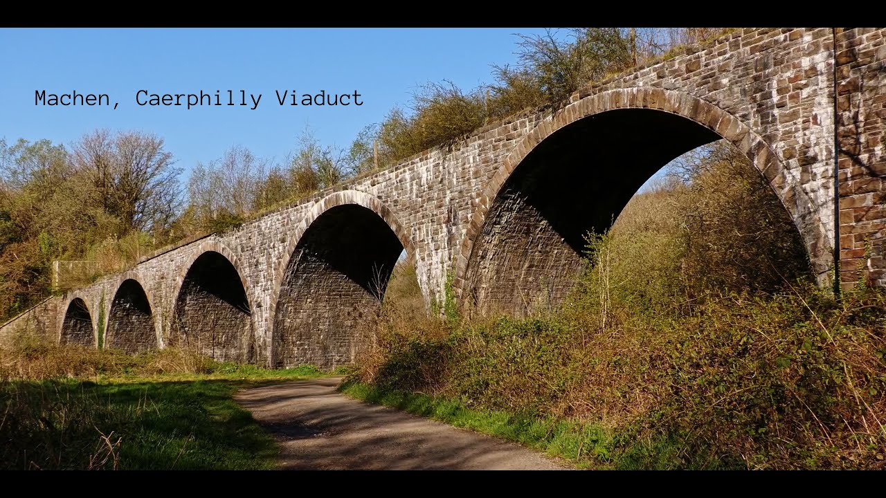 Viaduct at Machen at Caerphilly april 2023 - YouTube